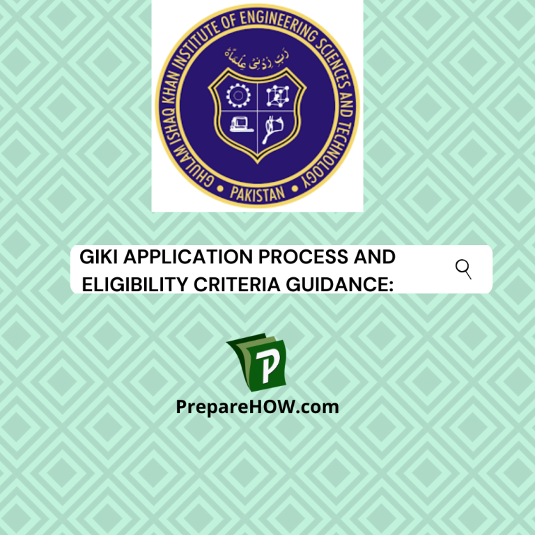 GIKI Admission Process, Eligibility & Important Dates - 2020